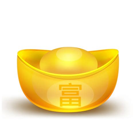 Oro Chino Dinero Elementos Aislados Chino Año Nuevo Chino Vector Premium