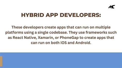 Ppt What Are The Types Of Mobile App Developers Powerpoint
