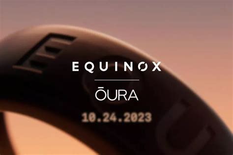 Nový Oura Ring. Exkluzivní kolaborace s firmou Equinox