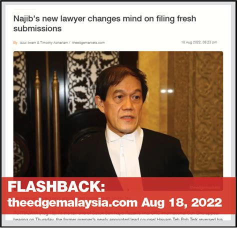 Shafee Claims Media Failed To Do Its Duty In Najibs Src Trial I3investor
