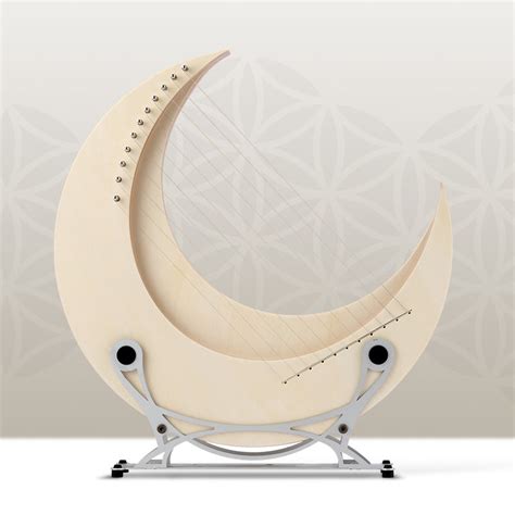 hluru moon lyre harp luna crescent 8 11 15 string instrument beginners