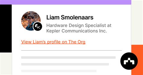 Liam Smolenaars Hardware Design Specialist At Kepler Communications Inc The Org
