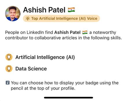 Ashish Patel 🇮🇳 On Linkedin Achivement Linkedlnvoice Datascience