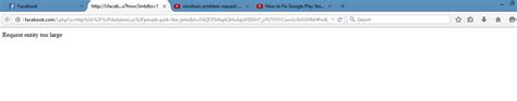 Request Entity Too Large Microsoft Community