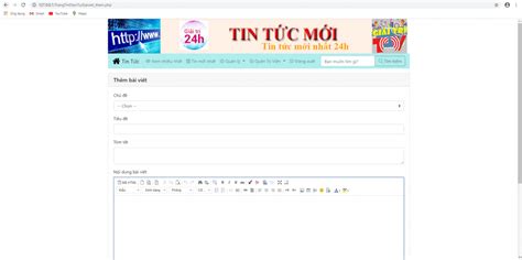 Tải miễn phí source code website tin tức php thuần