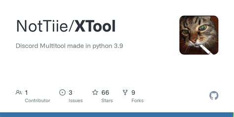 GitHub NotTiie XTool Discord Multitool Made In Python 3 9