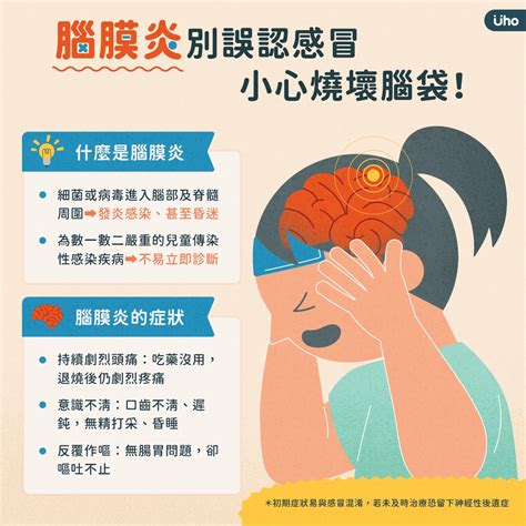 發燒、劇烈頭痛、噁心嘔吐⋯腦膜炎會傳染嗎？醫：做好5件事防感染uho優活健康網