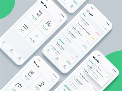 To Do Task List App Mobile App Design Inspiration Android App Design App Interface Design