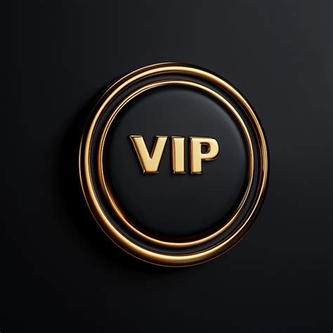3d Vip Pass Icon Access And Privilege Illustration Logo Premium Ai