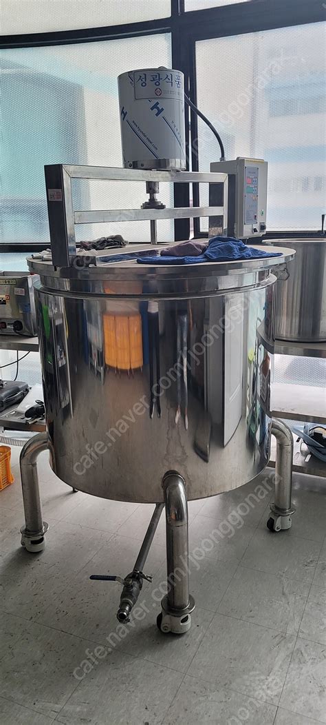 중고화학기계 화장품제조설비 500리터히팅교반기 피스톤식 산업자재 중고나라