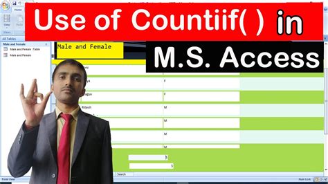 How To Use Countiif Formula In Microsoft Access Countif Formula Lagana