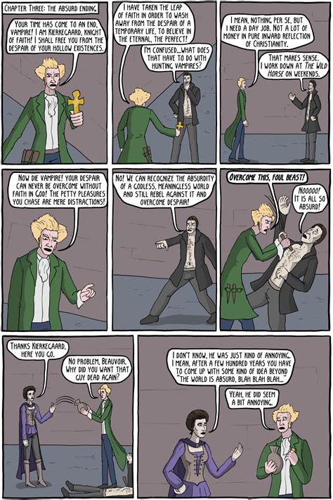 Sexy Vampires And Existential Philosophy Existential Comics