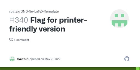 Flag For Printer Friendly Version · Issue 340 · Rpgtexdnd 5e Latex