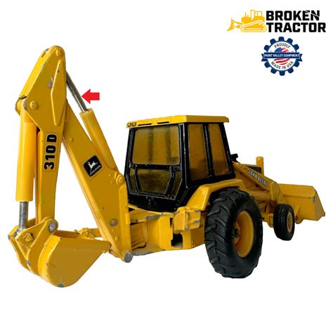 John Deere Backhoe Dipper Crowd Cylinder Broken Tractor