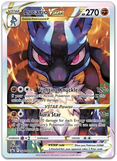 Lucario Icv2 Unleash The Power Of Pokemon Lucario Vstar With New