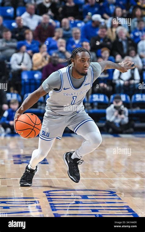 March 08 2025 Saint Louis Billikens Guard Isaiah Swope 1 Makes A