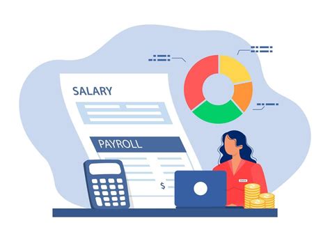 Salary Payroll System Payroll Online Payment Concept Invoice Sheet