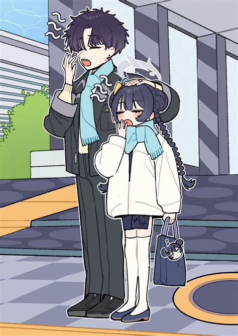 Sensei And Kisaki Blue Archive Drawn By Jeomo Danbooru