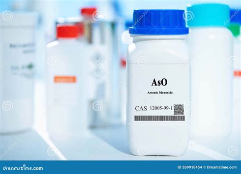 Aso Arsenic Monoxide Cas 12005 99 1 Chemical Substance In White Plastic