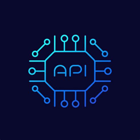 Api Icon For Web Linear 3374594 Vector Art At Vecteezy