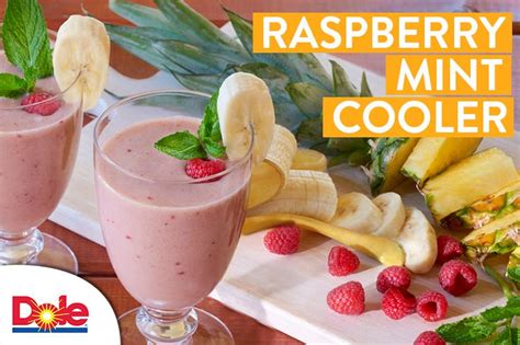 Refreshing Raspberry Mint Cooler