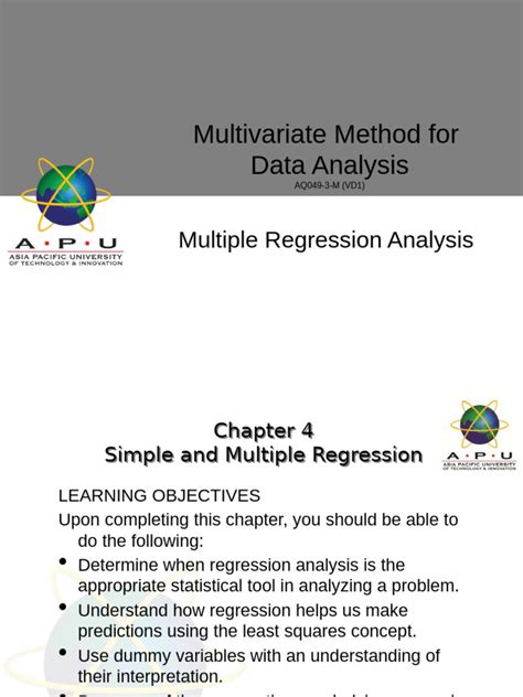 L2 Multiple Regression Analysis Pdf Linear Regression Regression Analysis
