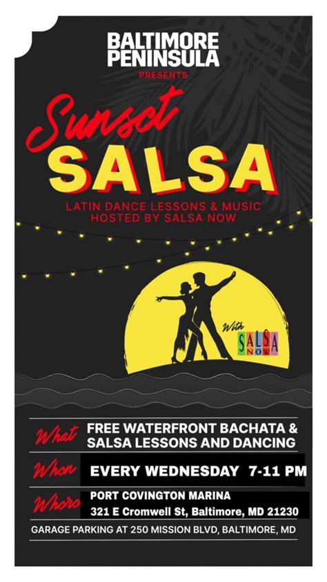 Sunset Salsa Wednesdays Go Latin Dance