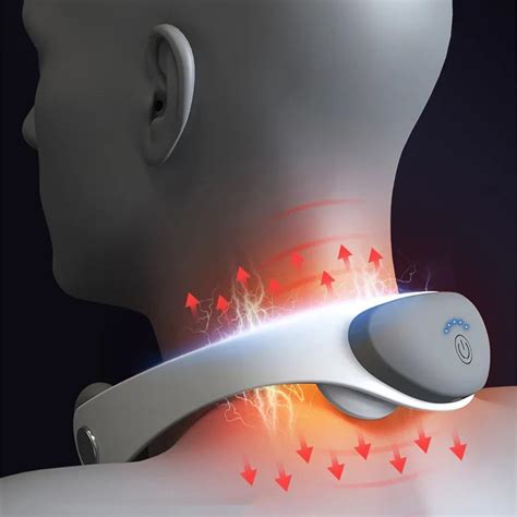 Massageador Impulsos Eletrico Pescoço Cervical Costa 5 Modos Coluna