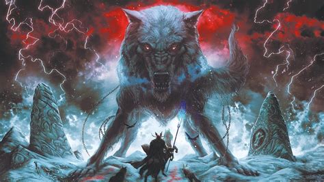 Fenrir O Lobo Monstruoso da Mitologia Nórdica
