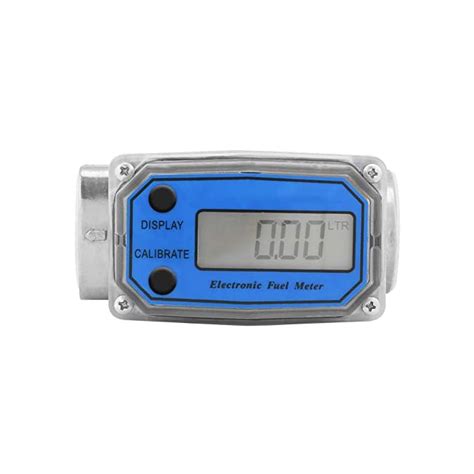 Buy Fosa Turbine Flowmeter Mini Digital Turbine Flow Meter L NPT Portable Lightweight