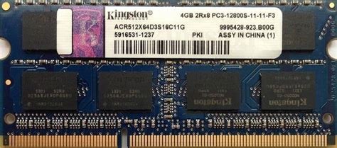 Купить Модуль памяти Kingston DDR3 4Gb 1600 MHz Sodimm ...