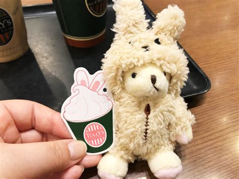 タリーズ2018イースターのドリンクとベアフルスリーブ・ミニテディがかわいさの極み！キュピキュピしたので買ってきた！ まにぴん