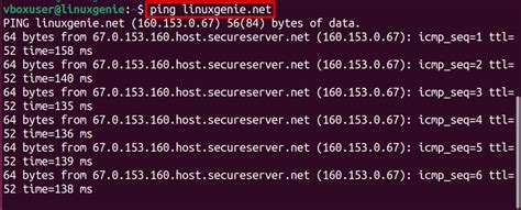 Examples Of The Ping Command In Linux Linux Genie