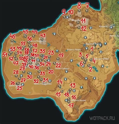 Todas las tabletas en Genshin Impact dónde encontrarlas en el desierto