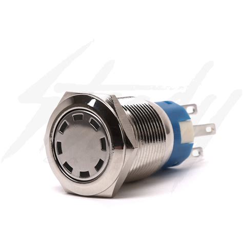 Universal Tron Led Locking Push Button Non Momentary Steady Garage