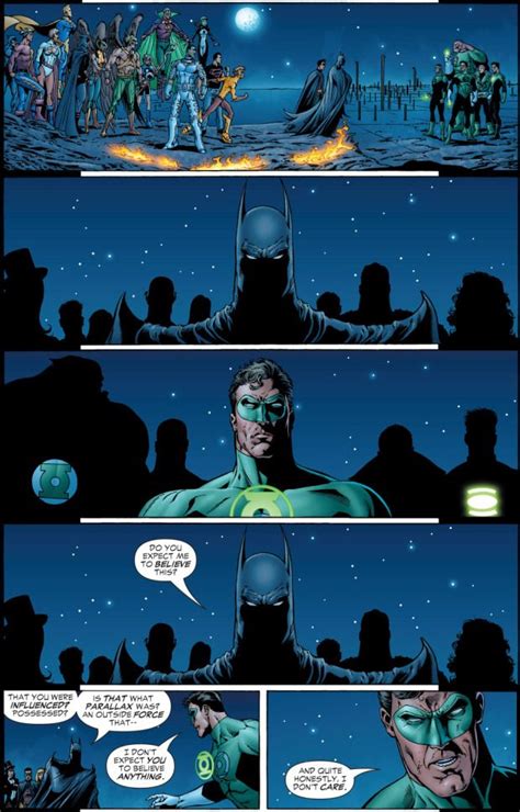 Batman Welcomes Hal Jordan Back Batman Green Lantern Hal Jordan