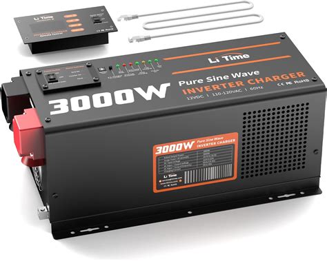 Litime 3000w Pure Sine Wave Inverter Charger 12v Dc To