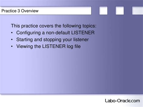 Ppt Basic Oracle Net Server Side Configuration Powerpoint