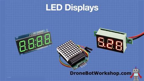 Led Displays With Arduino Dronebot Workshop
