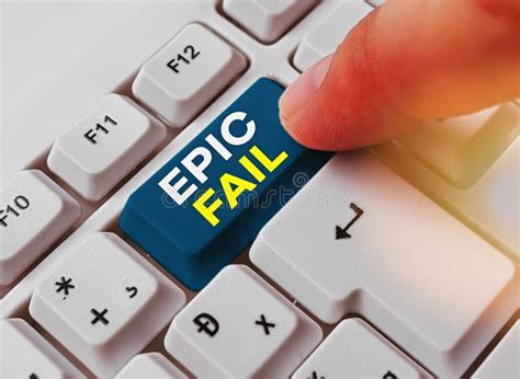 Word Writing Text Epic Fail Business Concept For A Spectacularly