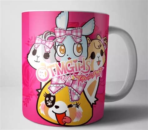 Taza Aggretsuko Season 3 Otm Girls Portada Del Cd Kawaii Meses Sin