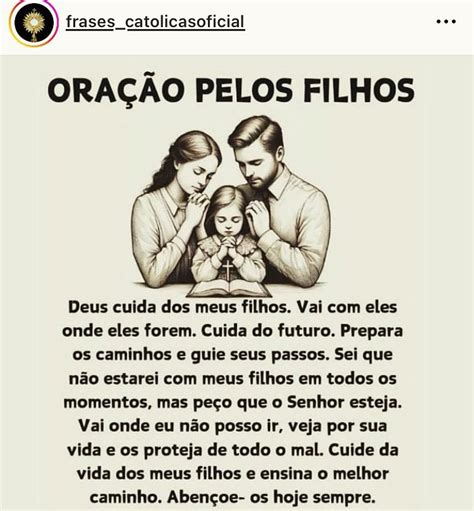 Oração Pelos Filhos Discutindo Contemporaneidades