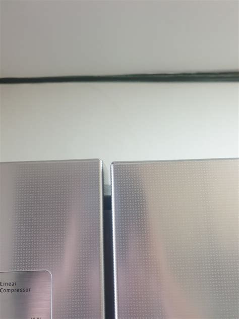 양문형 냉장고 문 단차 문의 입니다 지식in