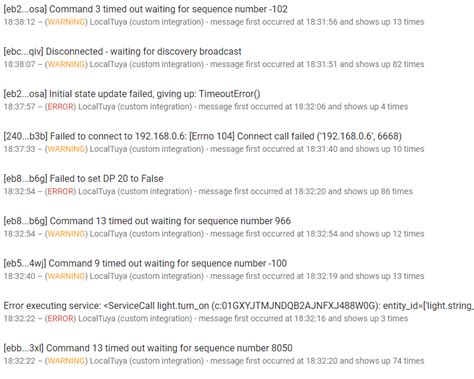 LocalTuya Device Unavailable Page 2 Configuration Home Assistant