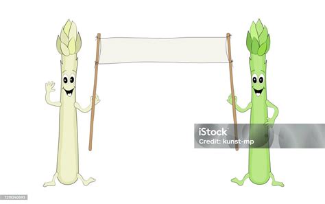 빈 기호와 행복 한 아스파라거스 녹색과 흰색 흰색 배경에 격리 된 벡터 그림 개념에 대한 스톡 벡터 아트 및 기타 이미지 개념 개체 그룹 계절 Istock