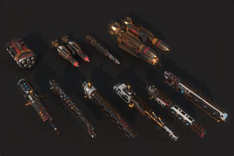 Sci Fi Weapon Pack 3d Guns Unity Asset Store