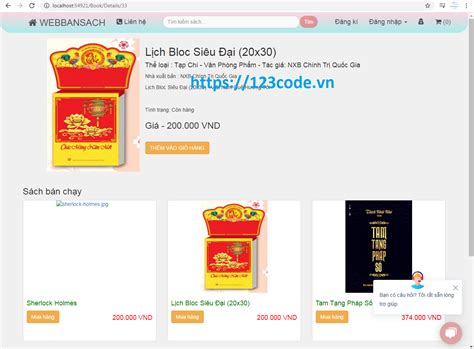Source code đồ án website bán sách online asp net mvc
