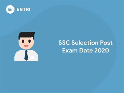 SSC Selection Post VIII New Exam Date Entri Blog