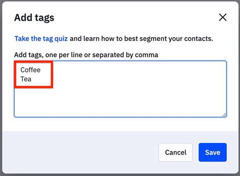 How To Add Multiple Tags To Your Account ActiveCampaign Help Center