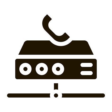 Digital Telecommunications Icon Vector Glyph Illustration 19471886 Vector Art At Vecteezy